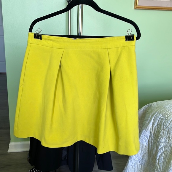 Trina Turk | Skirts | Trina Turk Neon Yellow Mini Skirt | Poshmark